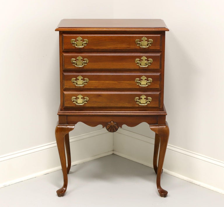 Late 20th Century Cherry Queen Anne Silver Chest at 1stDibs