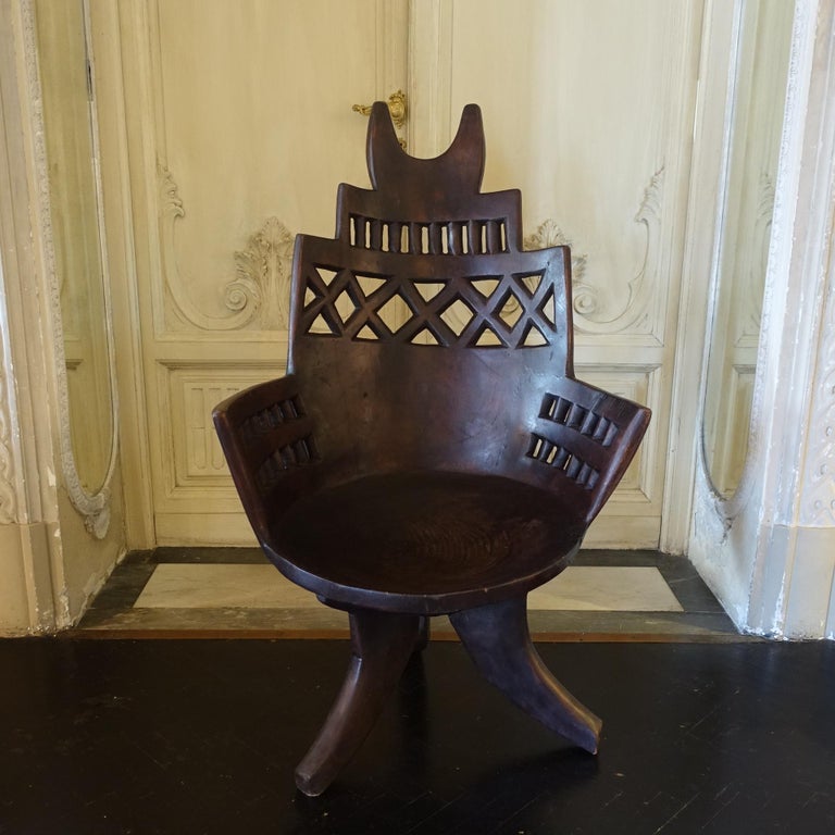 Late 20th Century Ethiopian Jimma Chair at 1stDibs