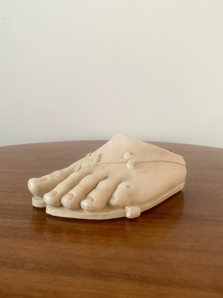 Late 20th Century Grand Tour Style Plaster Foot of Colossus For Sale at ...