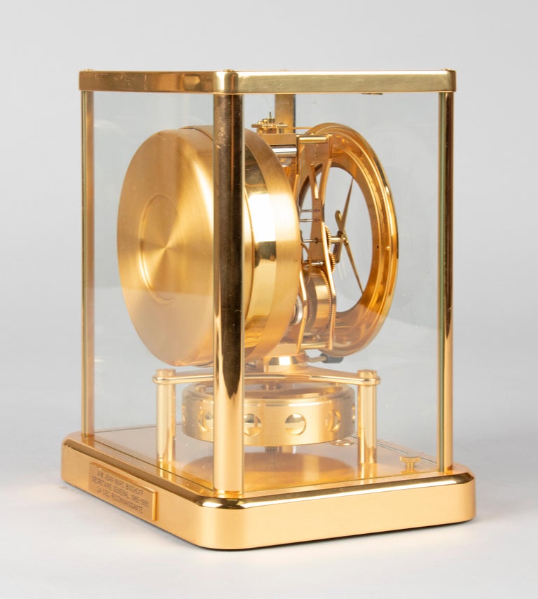 Late 20th Century Jaeger Lecoultre ATMOS 540 Elysee Mantle Clock at ...