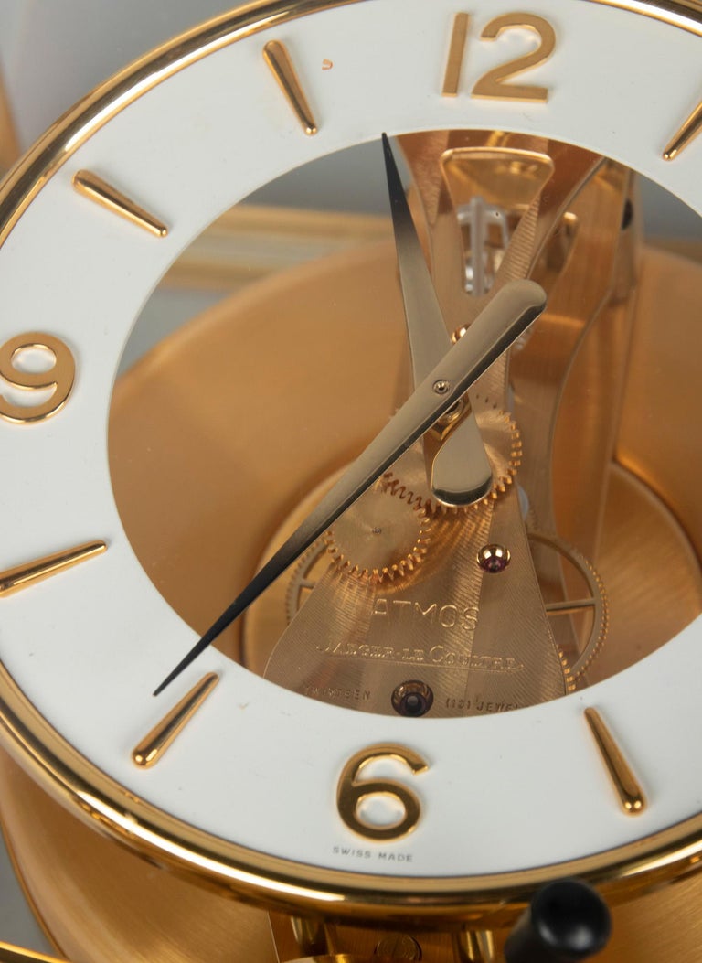 Late 20th Century Jaeger Lecoultre ATMOS 540 Elysee Mantle Clock at ...