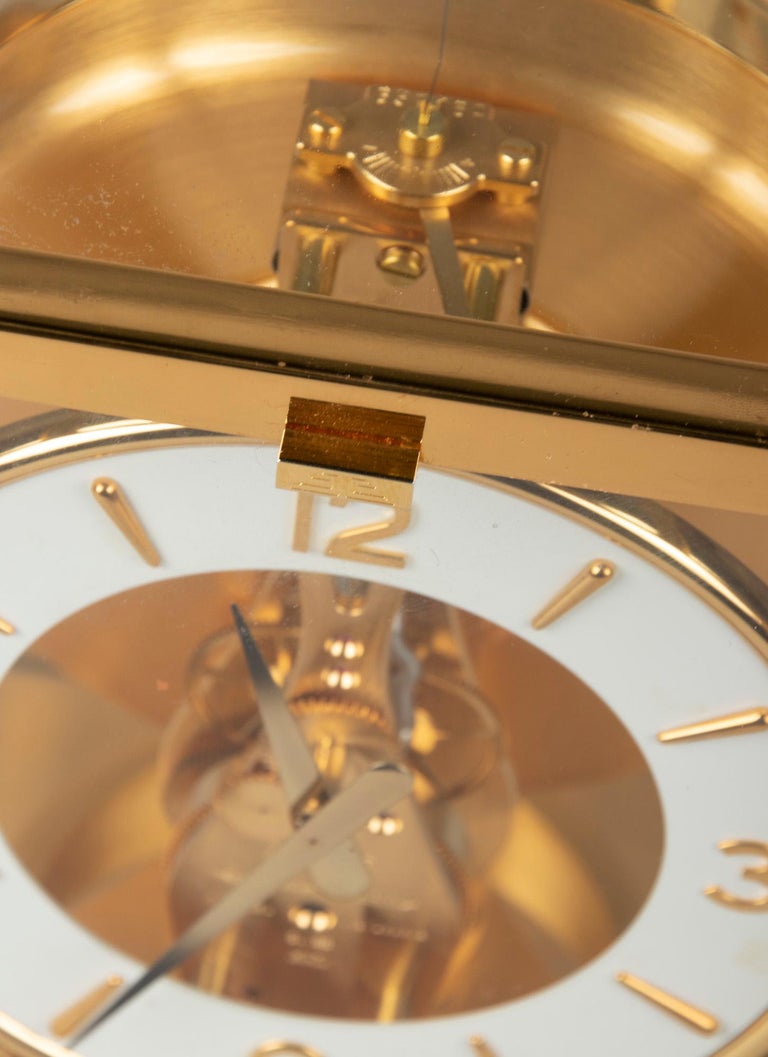 Late 20th Century Jaeger Lecoultre ATMOS 540 Elysee Mantle Clock at 1stDibs