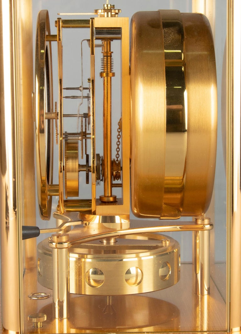 Late 20th Century Jaeger Lecoultre ATMOS 540 Elysee Mantle Clock at ...