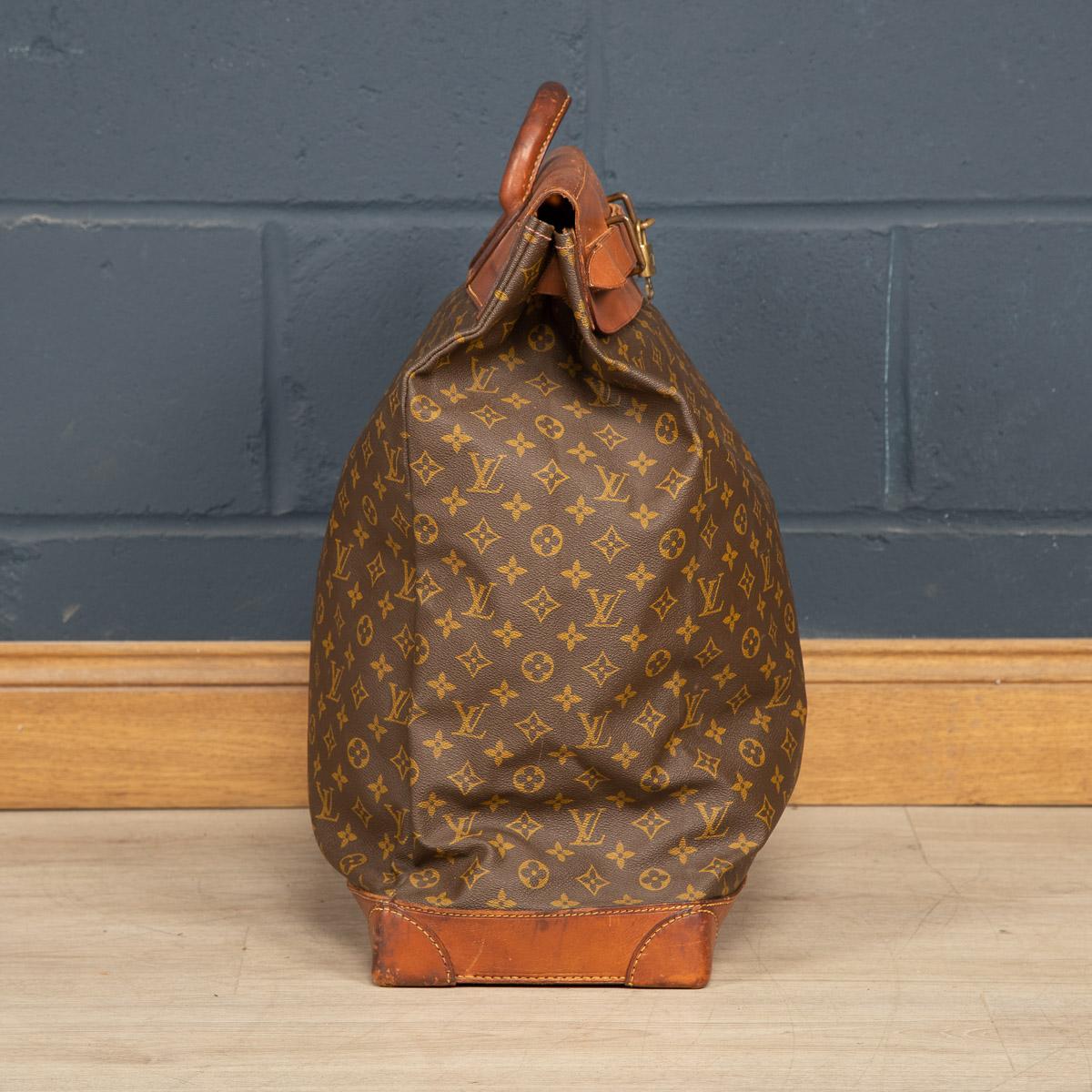 Late 20th Century Louis Vuitton Steamer Bag in Monogram Canvas, Paris, c.1970 at 1stDibs