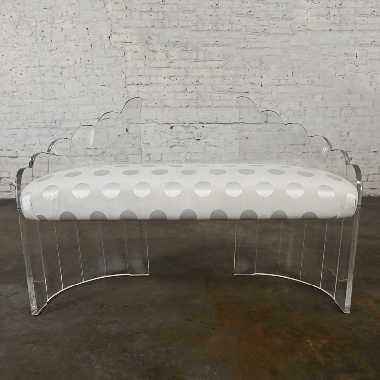 Late 20th Century Lucite Art Deco Hollywood Regency Sculptural Wing ...