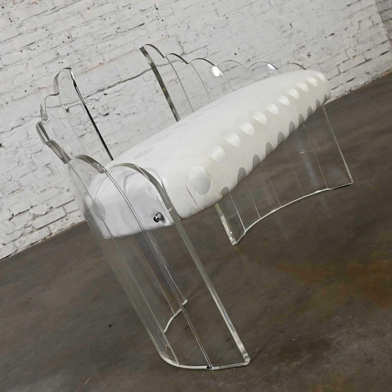 Late 20th Century Lucite Art Deco Hollywood Regency Sculptural Wing ...
