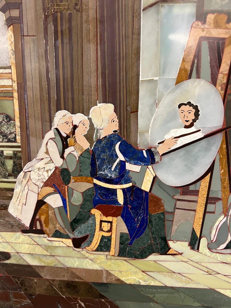 Late 20th Century, Petra Dora Plaque The Artist's Studio w/ Semi ...