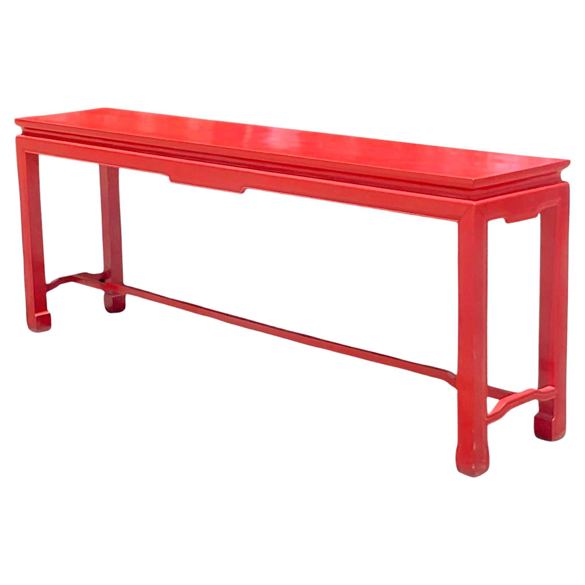 Vintage Asian Ming Console Table at 1stDibs