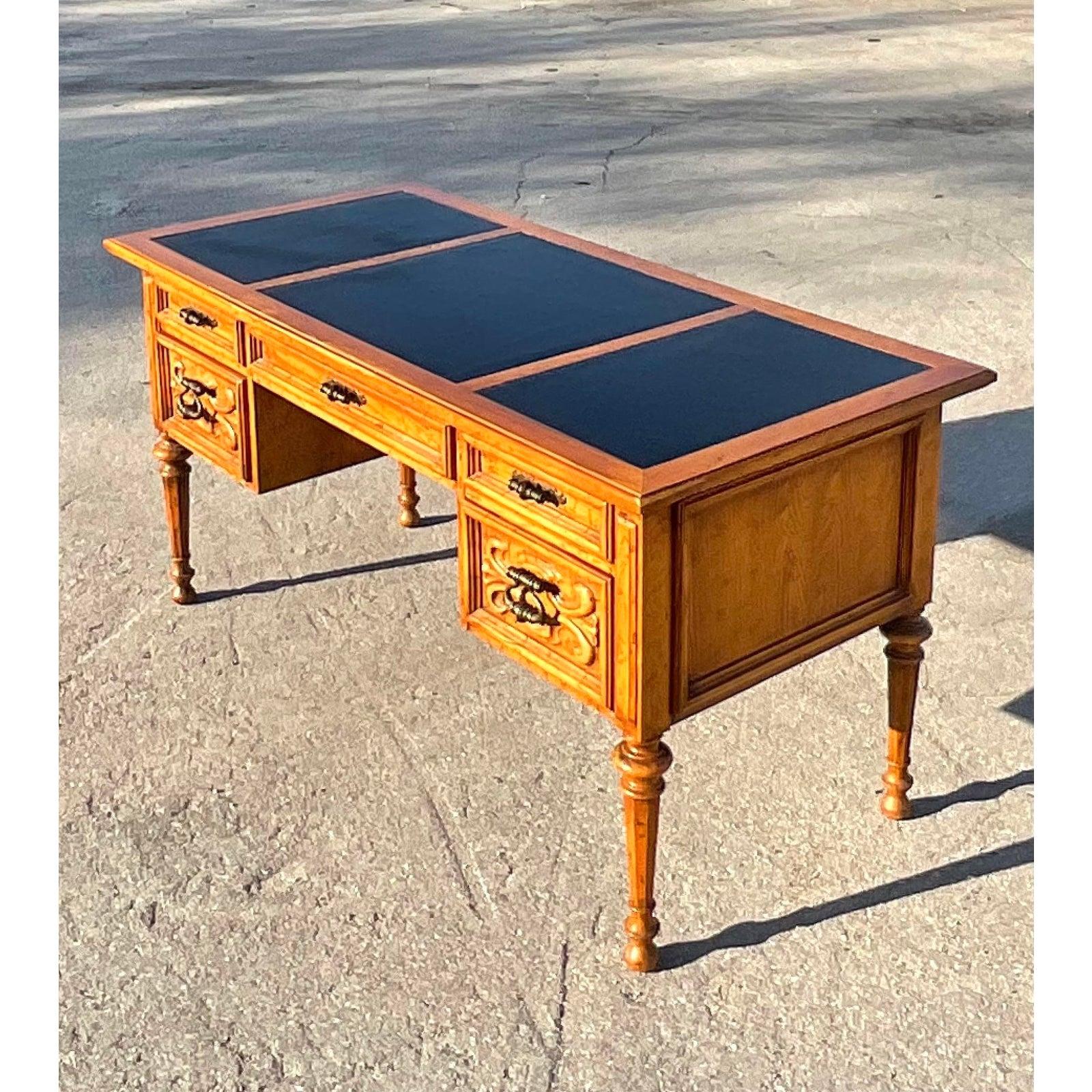 Late 20th Century Vintage Boho Drexel Writing Desk For Sale at 1stDibs ...