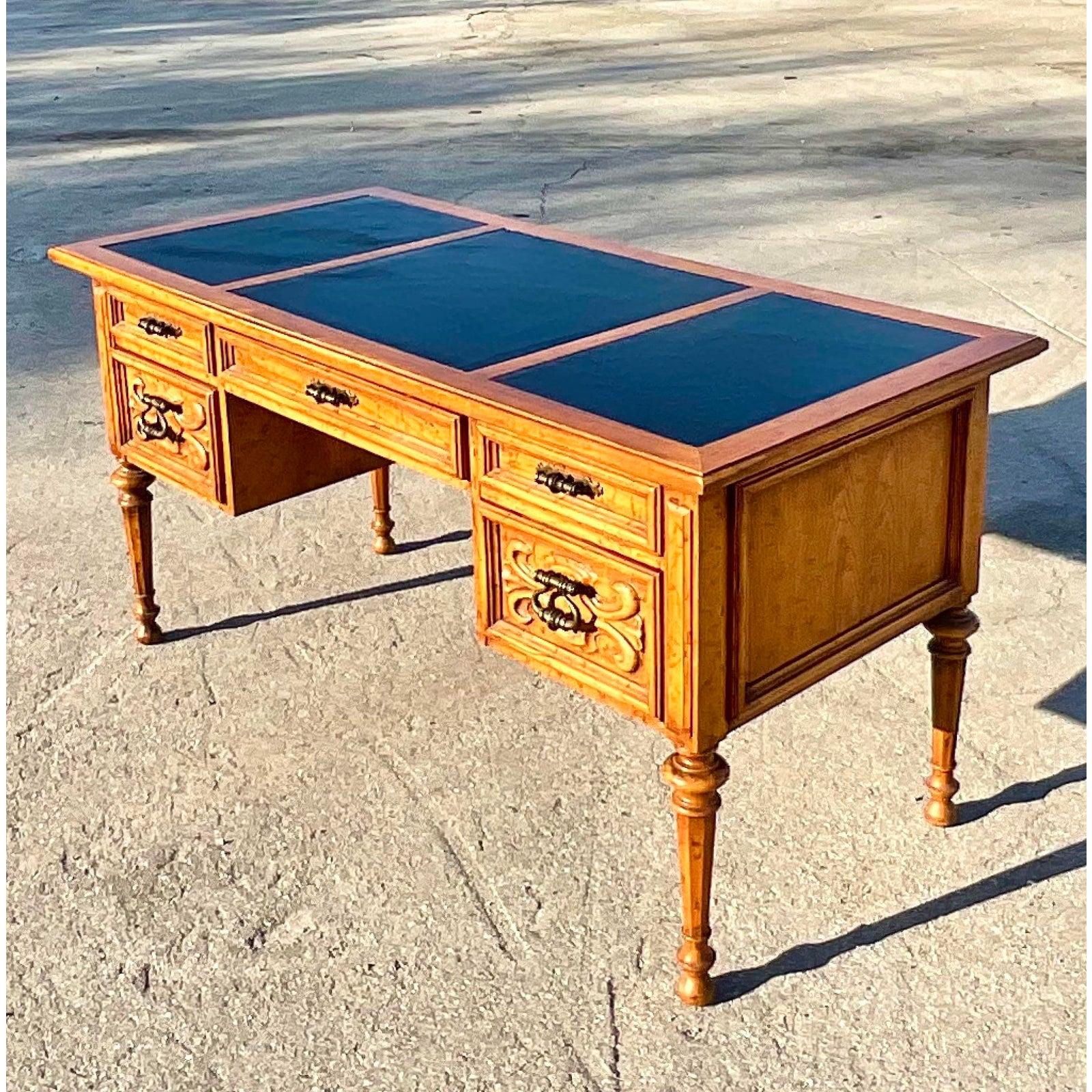 Late 20th Century Vintage Boho Drexel Writing Desk For Sale at 1stDibs ...