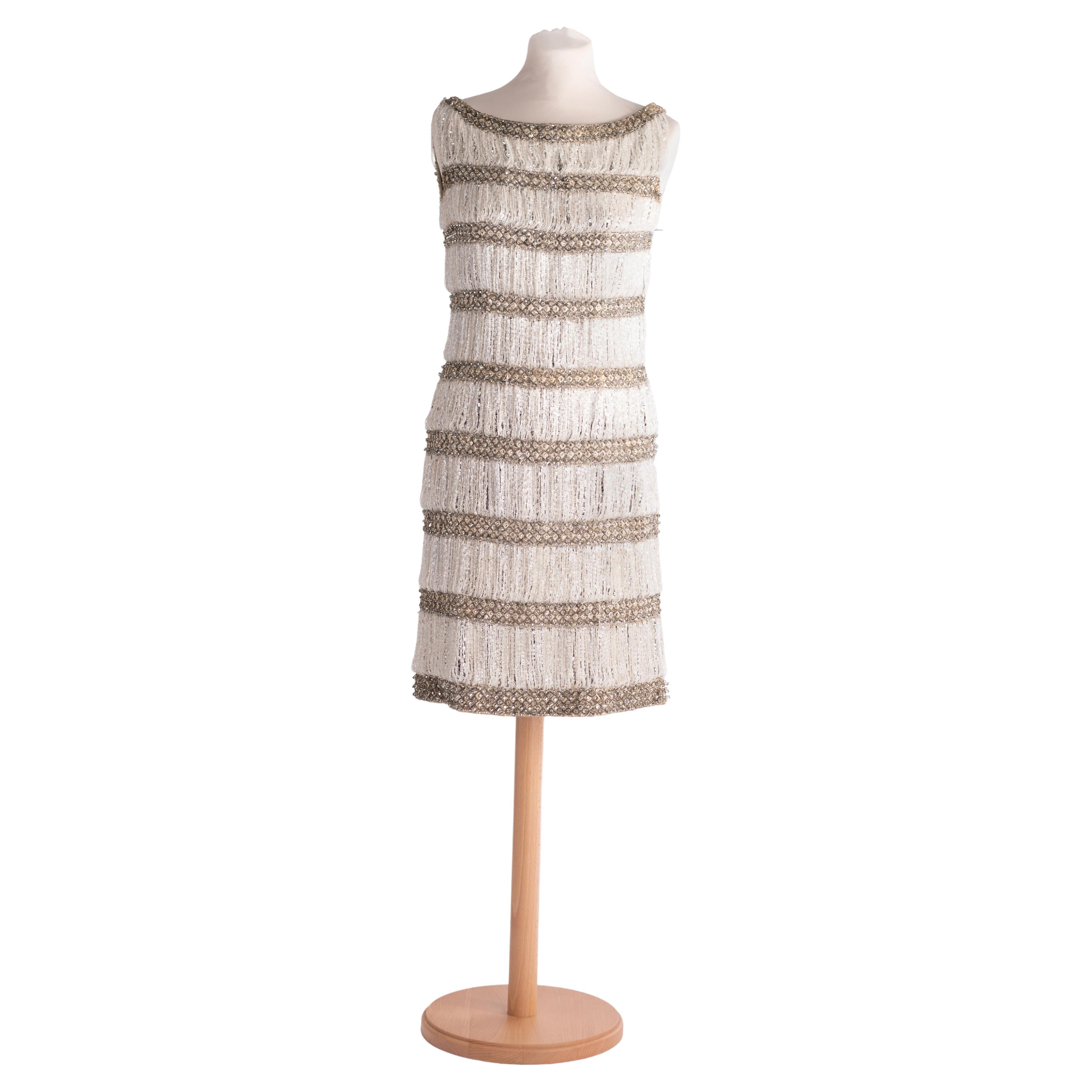 Balmain Yellow Quilted Leather Dress For Sale at 1stDibs