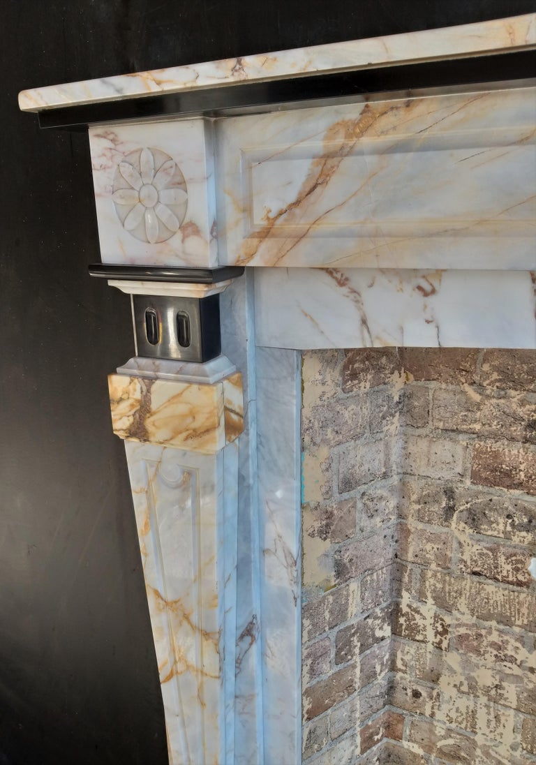 ART DECO Marble Fireplace For Sale at 1stDibs | art deco fireplace