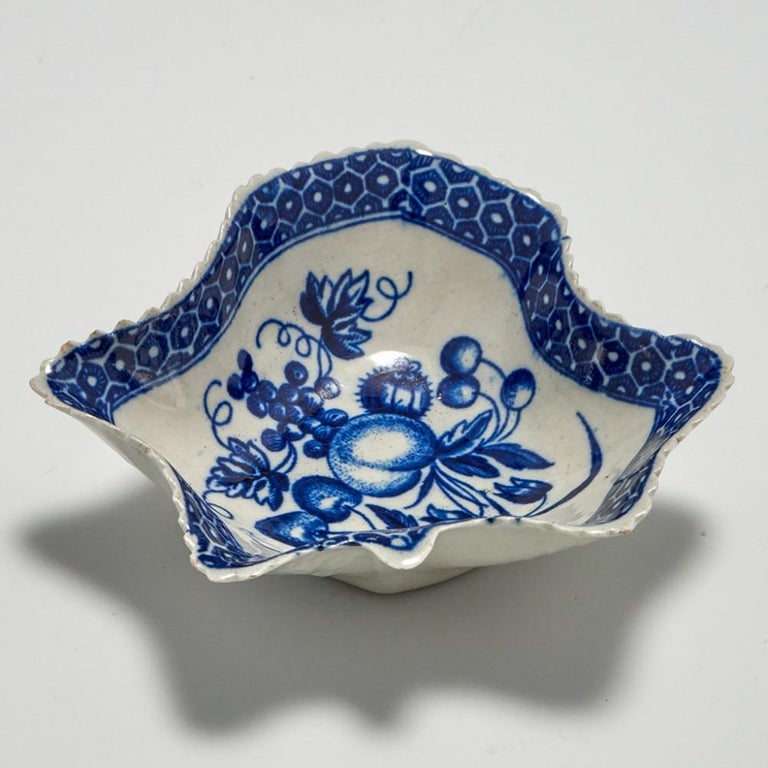 Late First Period or Early Flight Worcester Porcelain Pickle Leaf Fruit ...