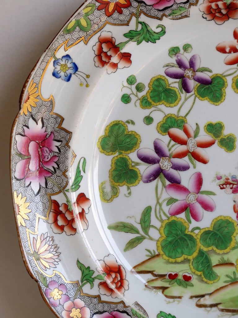 Late Georgian Spode Ironstone Plate Chinoiserie Pattern No. 3703, circa ...