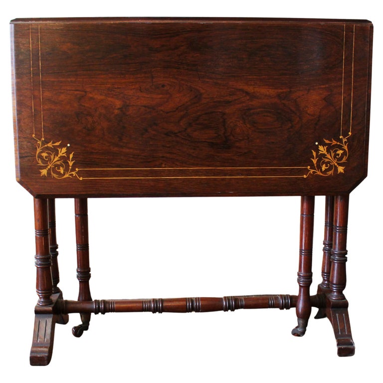 Late Nineteenth Century English Sutherland Table For Sale at 1stDibs