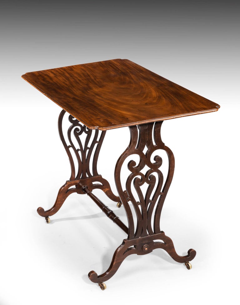 Late Regency Period Mahogany Centre Standing Table For Sale at 1stDibs