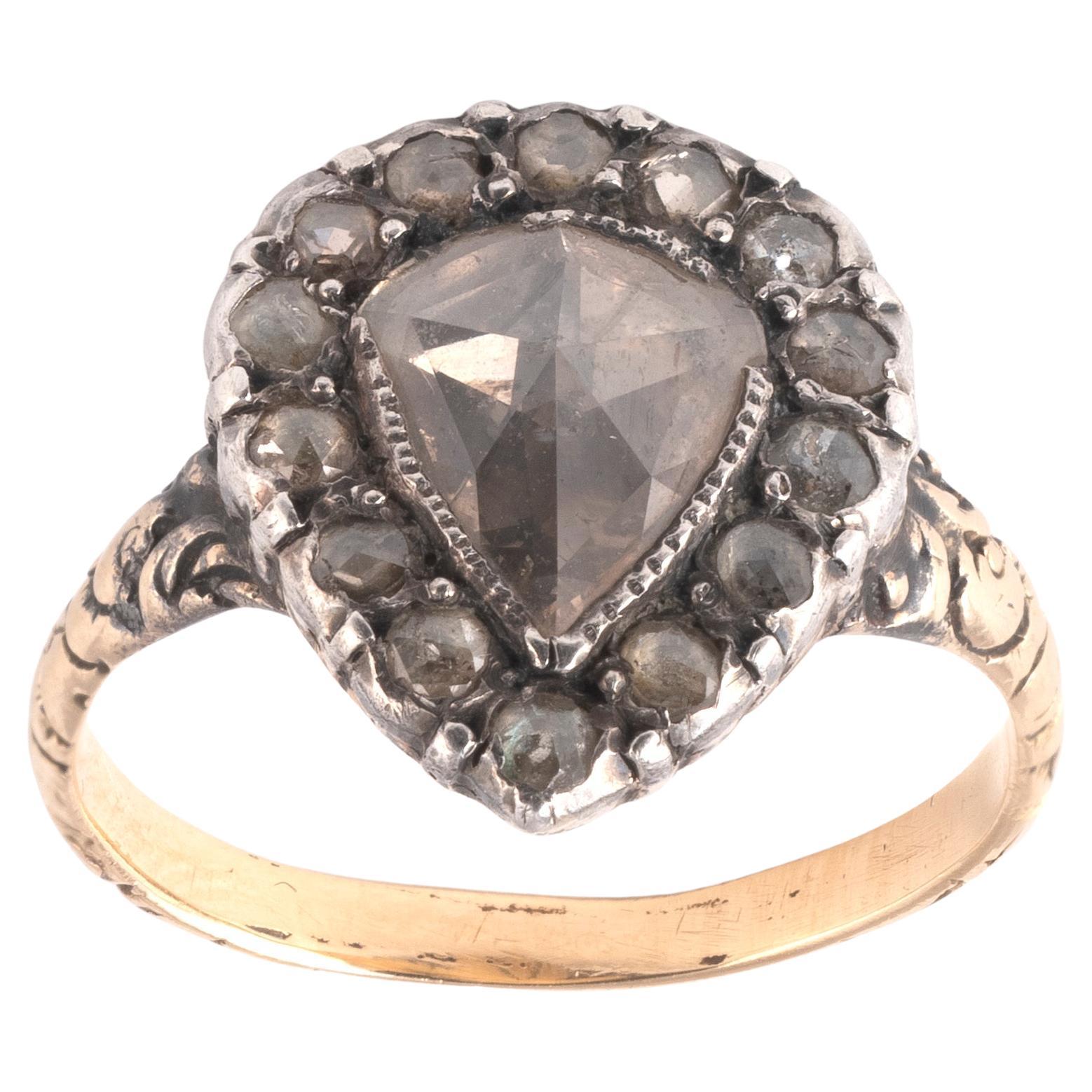 A Rare Rococo Mourning Ring 1750-1760ca For Sale at 1stDibs