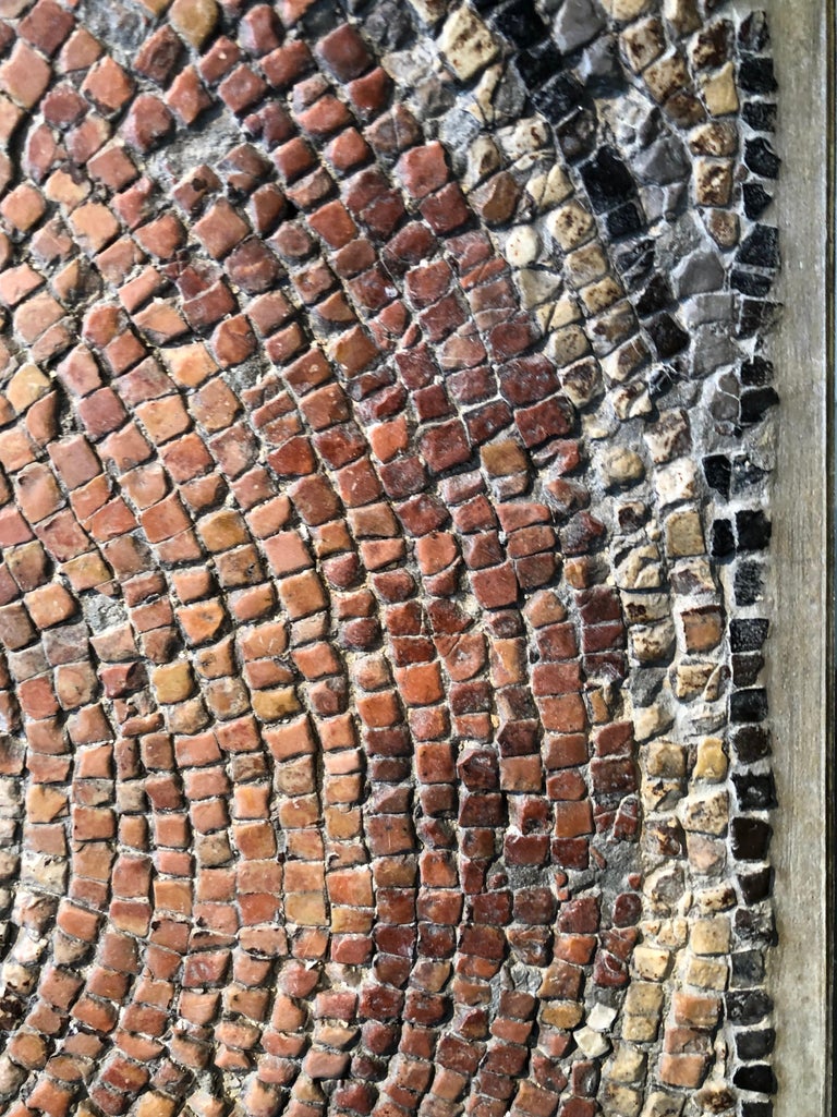 Late Roman Abstract Mosaic Fragment with Pomegranate in the Center For ...