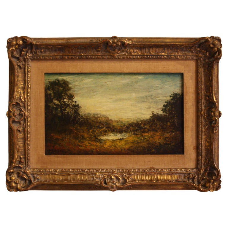 "Late Summer" Oil on Board by Hudson Mindell Kitchell For Sale at 1stDibs
