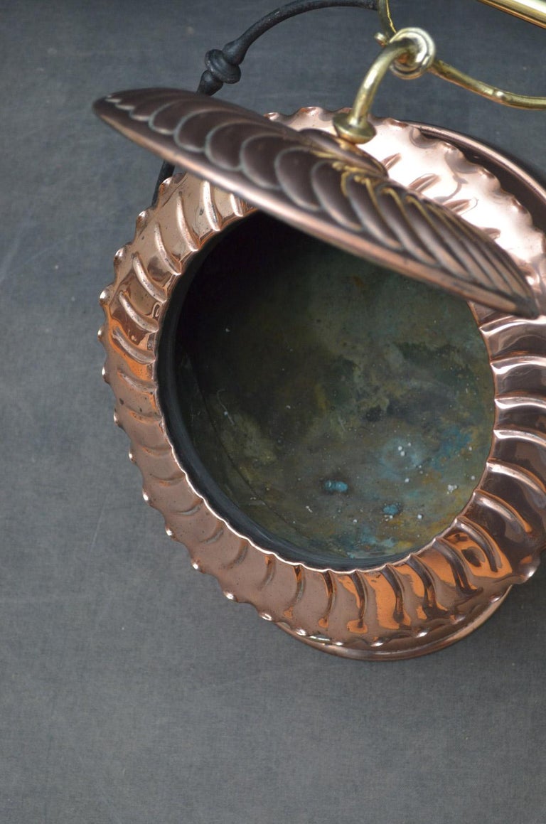 Late Victorian Copper Coal Helmet at 1stDibs