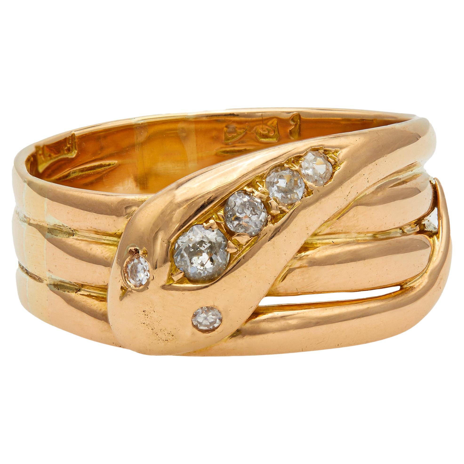 Antique Victorian Ruby Snake Ring at 1stDibs | antique snake rings