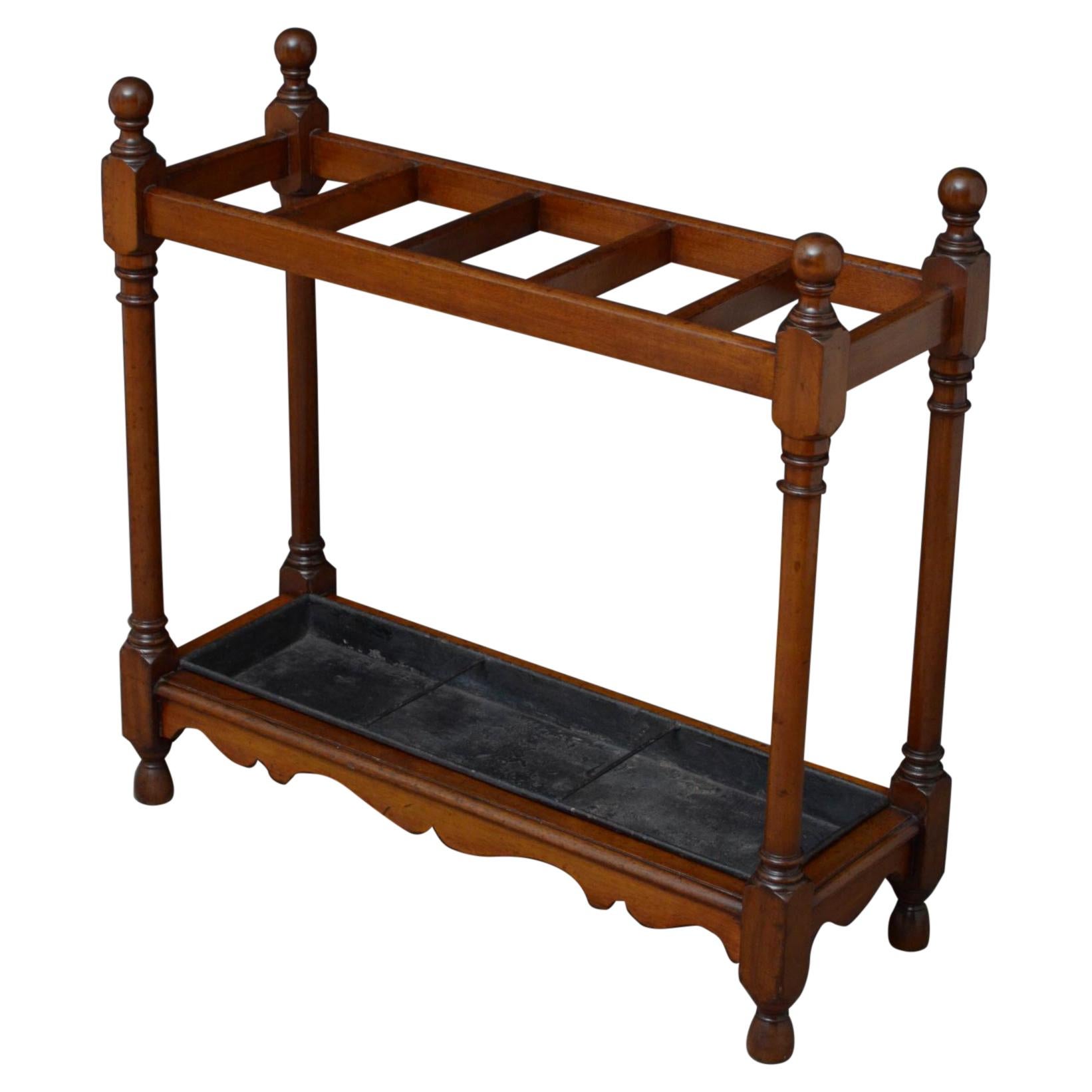 Antique circa 1880 Victorian Mahogany Towel Rail Stand at 1stDibs