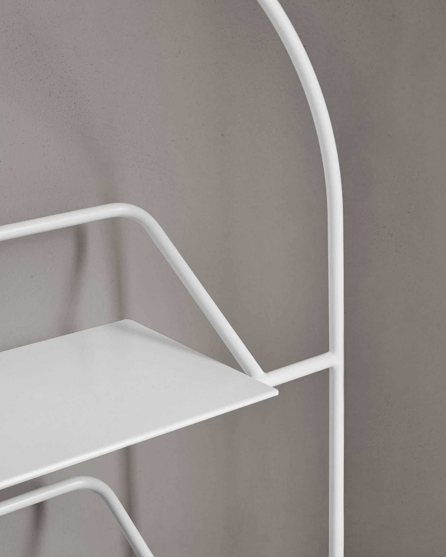 LateB Metal Contemporary Sculptural Bookcase Made in Italy by enrico ...