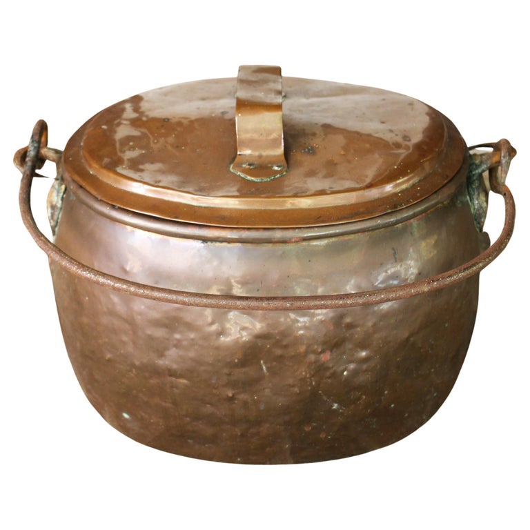 Later 19th Century Large Copper Covered Boiler For Sale at 1stDibs