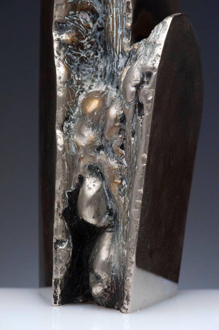 Latin American Raúl Valdivieso Organic Abstract Bronze Metal Sculpture ...