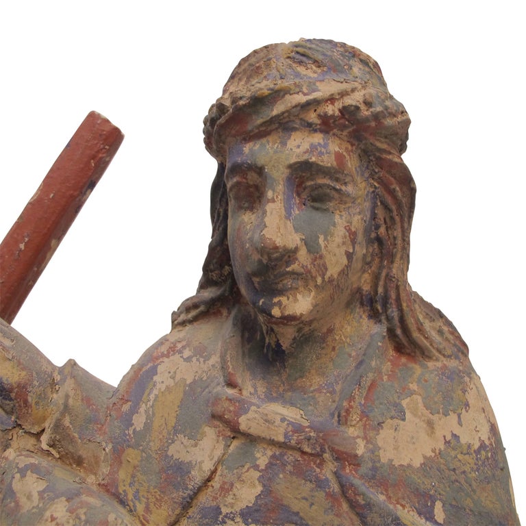 Latin American Religious Santos Carving, Mexican, 19th Century at 1stDibs