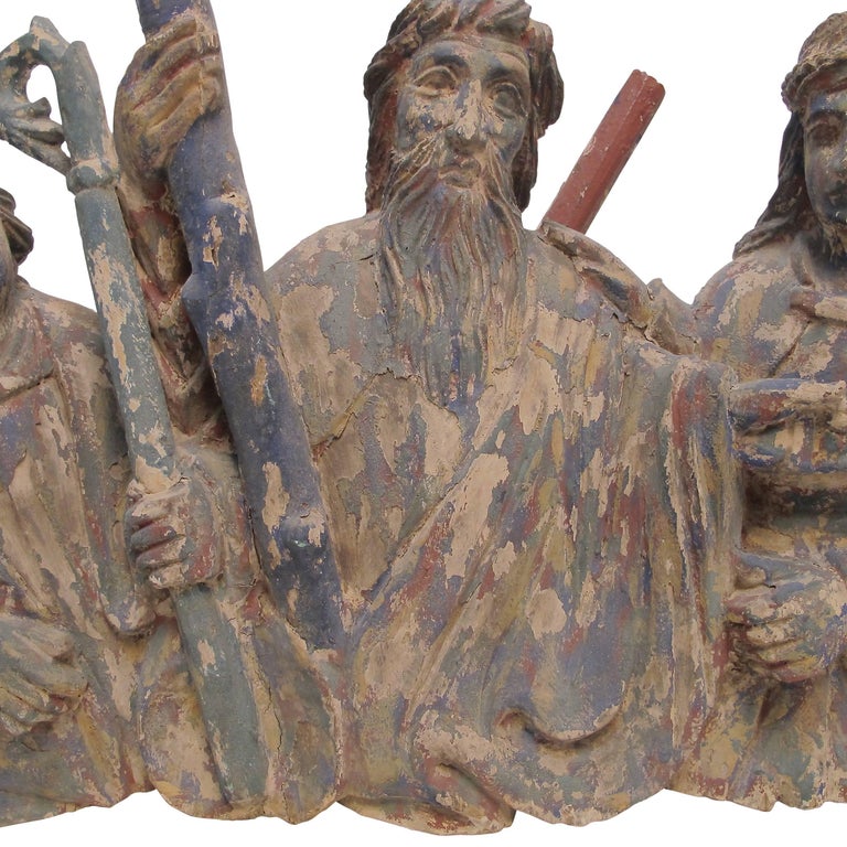 Latin American Religious Santos Carving, Mexican, 19th Century at 1stDibs