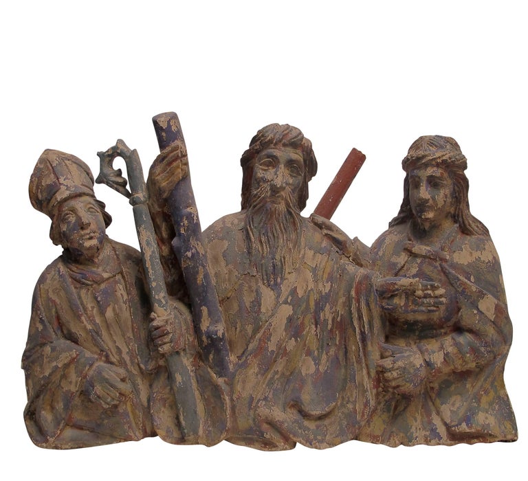 Latin American Religious Santos Carving, Mexican, 19th Century at ...