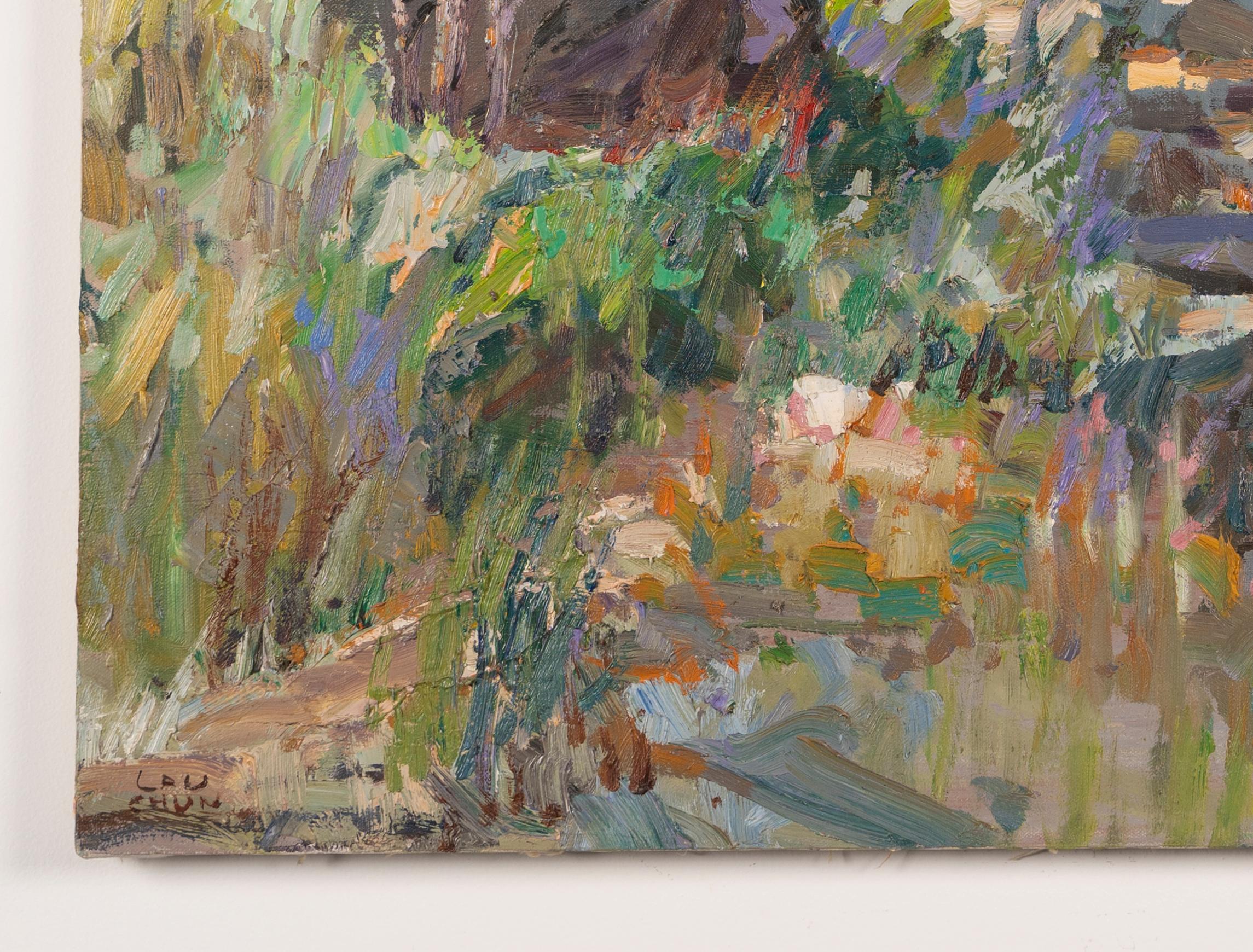 Lau Chun - Vintage Chinese Impressionist Hawaiian Seascape Signed ...