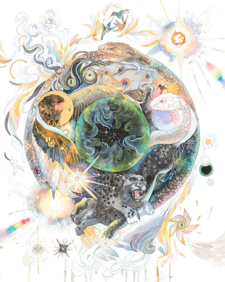 Laura Ball - Celestial Map For Sale at 1stDibs
