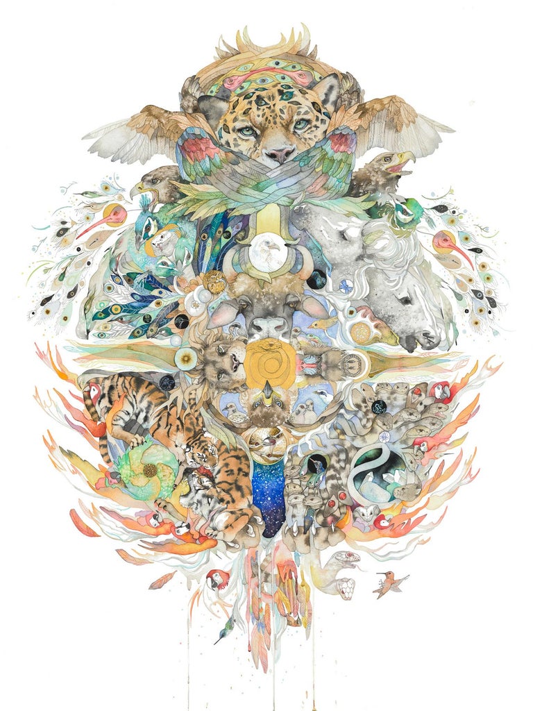 Laura Ball - The Burning One (Leopard Gates) For Sale at 1stDibs