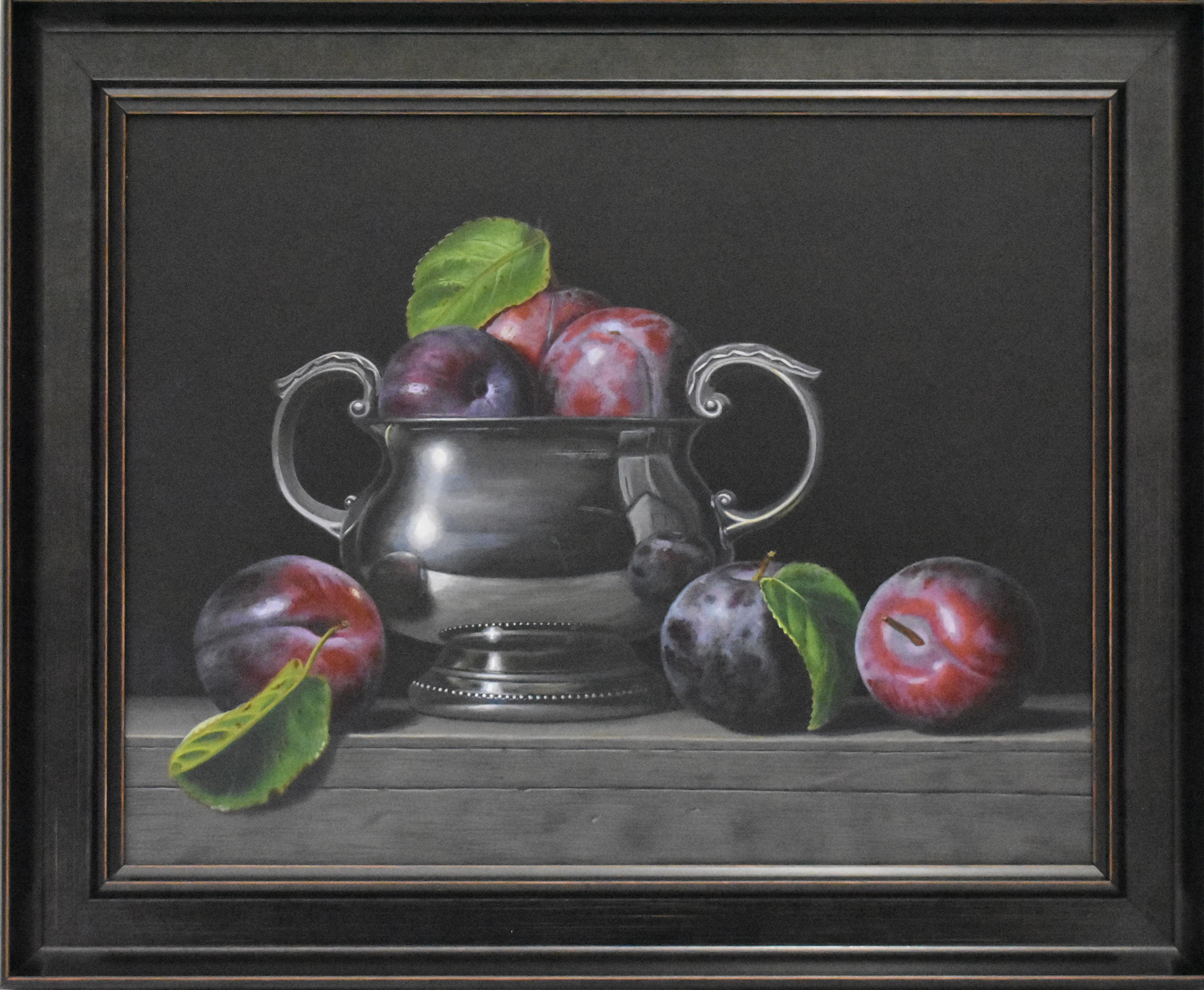 Laura Critchlow - Fresas- pintura acrílica original de bodegón realista ...