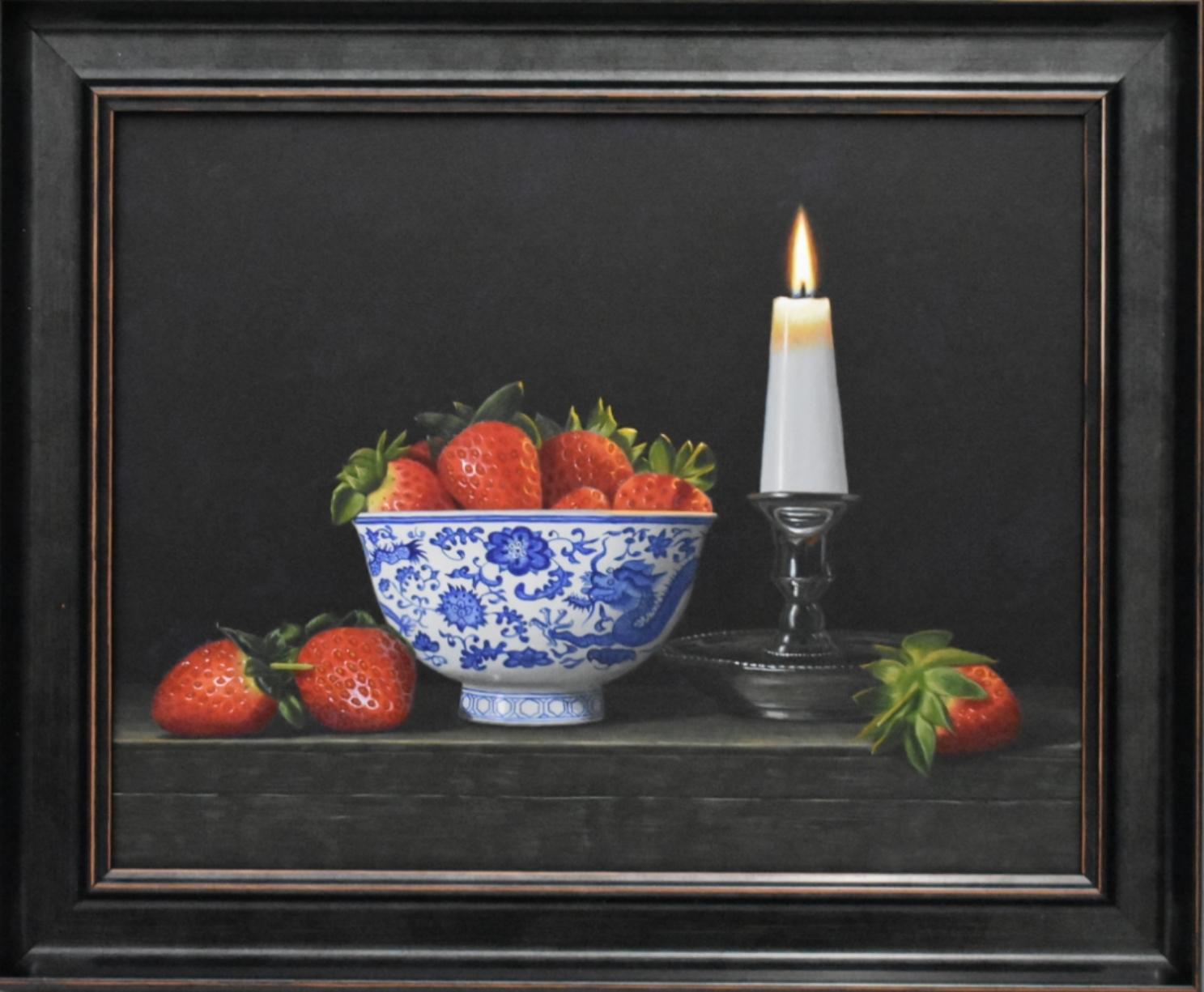 Laura Critchlow - Fragole - pittura acrilica realistica originale di ...