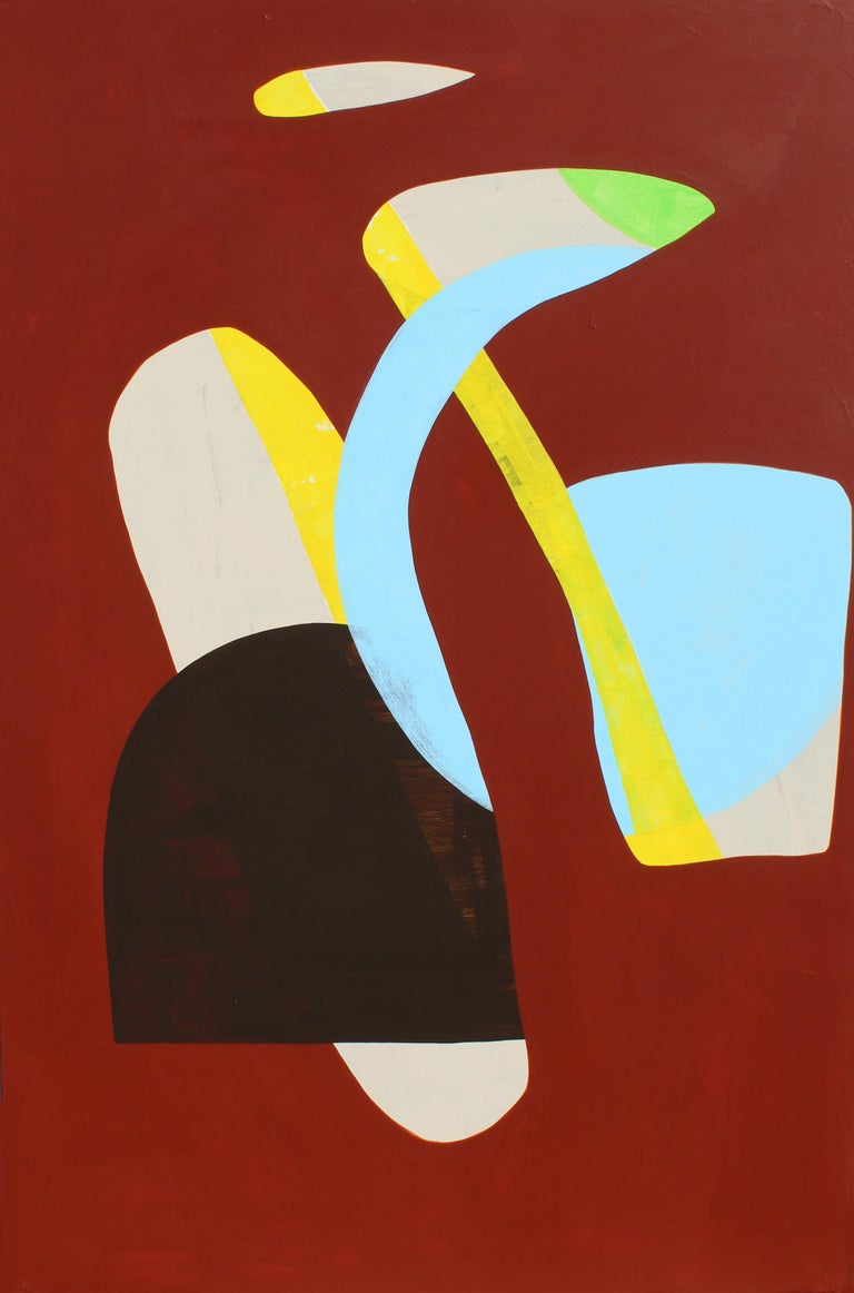 Laura Dargan - "Settled" - Colorful Non-Objective Painting - Bold ...