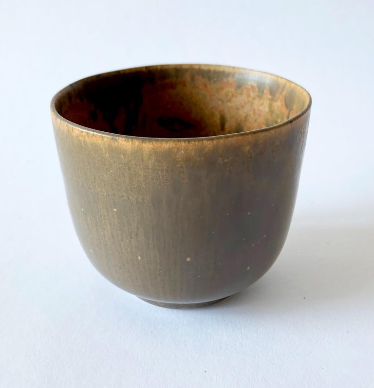 Laura F. Andreson California Modernist Porcelain Bowl Cup at 1stDibs