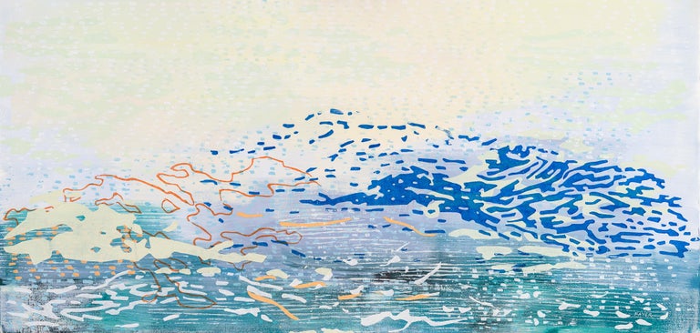 Laura Fayer - Laura Fayer "Angel Breeze" Acrylic and Japanese Paper on ...