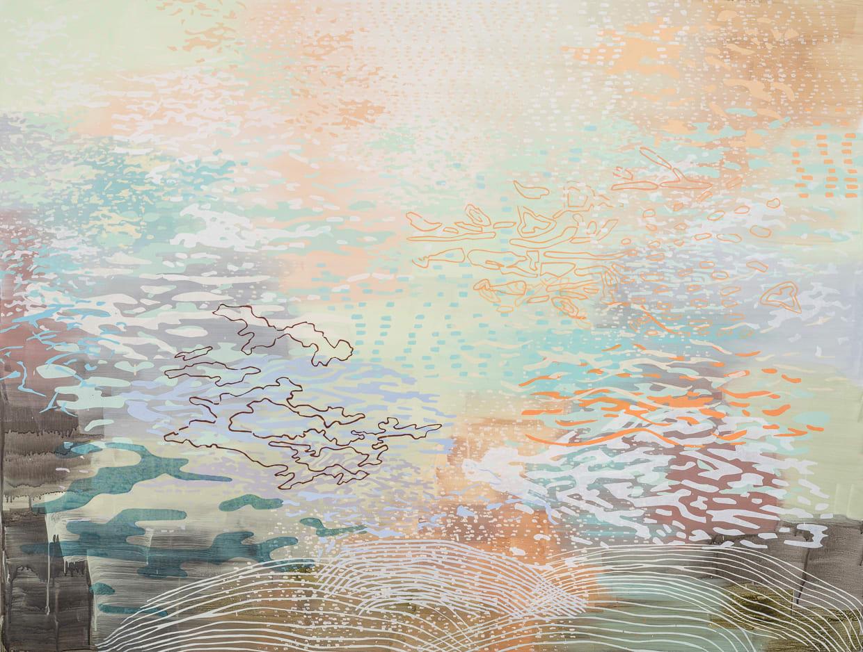 Laura Fayer - Laura Fayer "Second Spring" Mixed Media Painting on ...