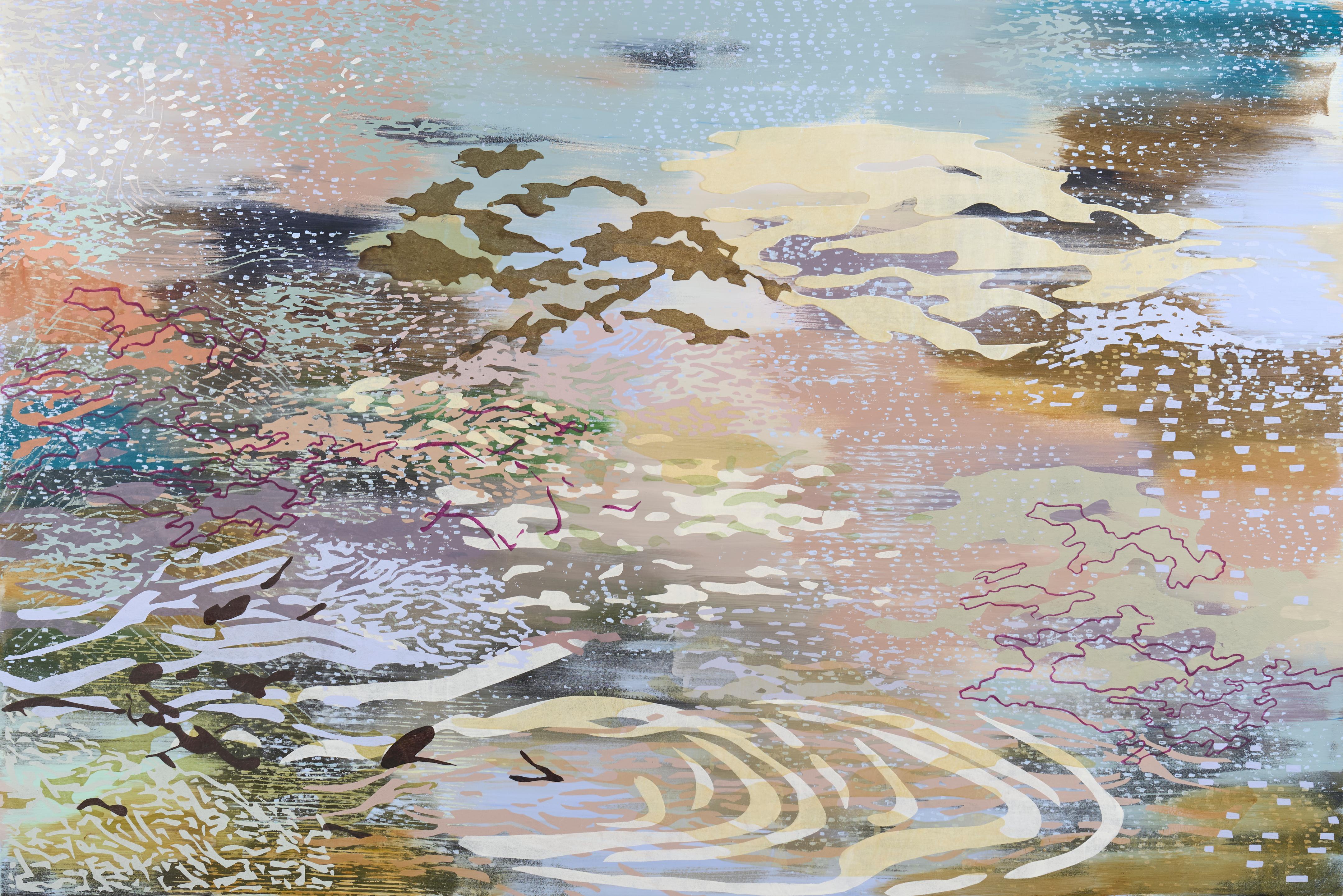 Laura Fayer - Laura Fayer "Wings of Light" Acrylic and Japanese Paper ...