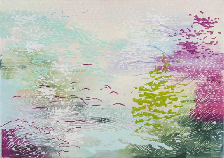 Laura Fayer - Laura Fayer "Paradise Logic" Acrylic and Japanese Paper ...