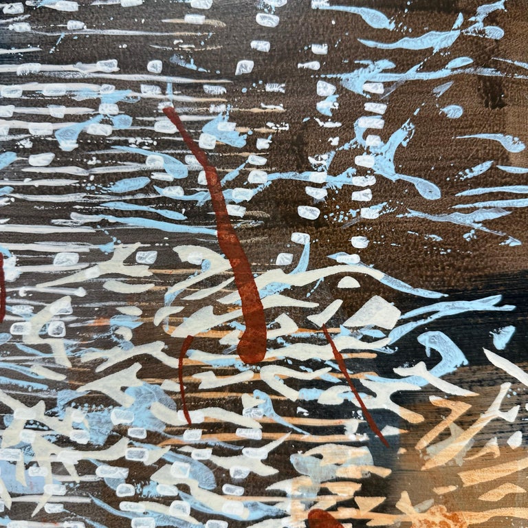 Laura Fayer - Laura Fayer "Wood Notes 101" Acrylic and Japanese Paper ...