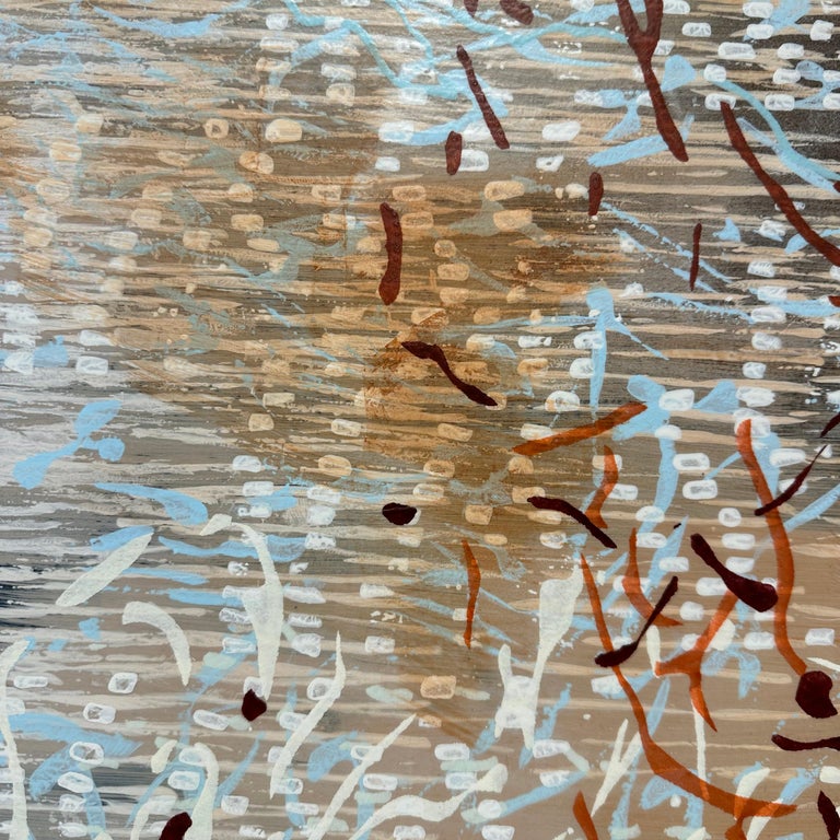 Laura Fayer - Laura Fayer "Wood Notes 101" Acrylic and Japanese Paper ...