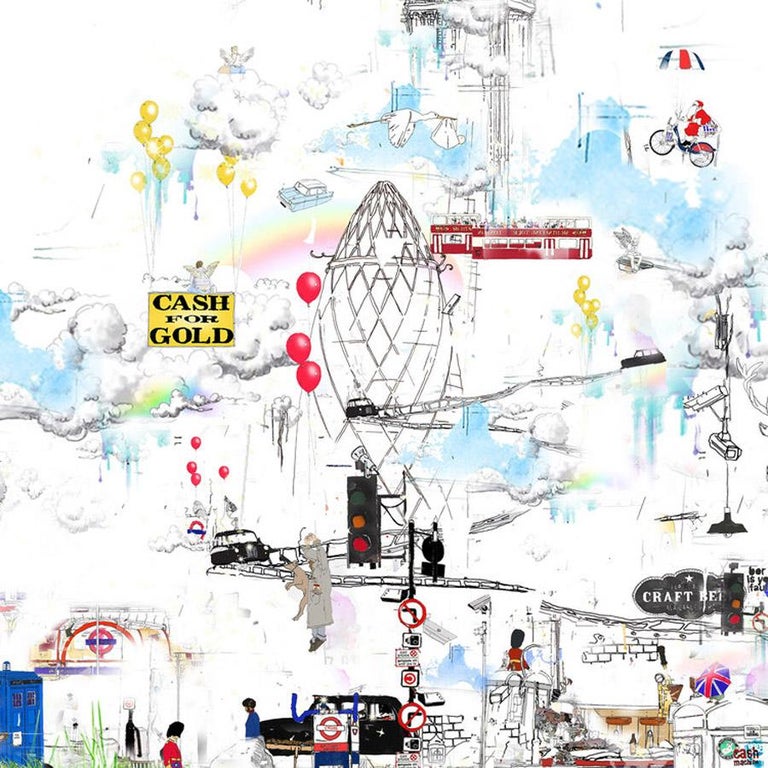 Laura Jordan - We are London Landscape, contempoary cityscape screen ...