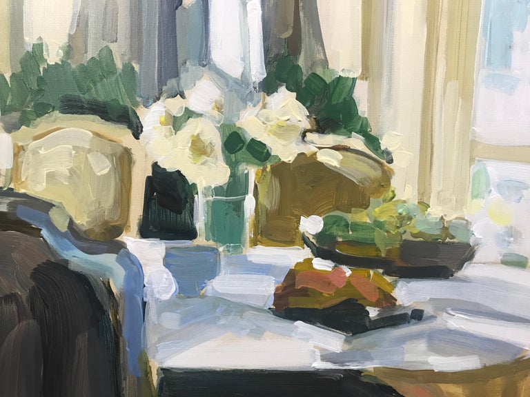 Laura Lacambra Shubert - Sunlit Dining Room by Laura Shubert, Vertical ...
