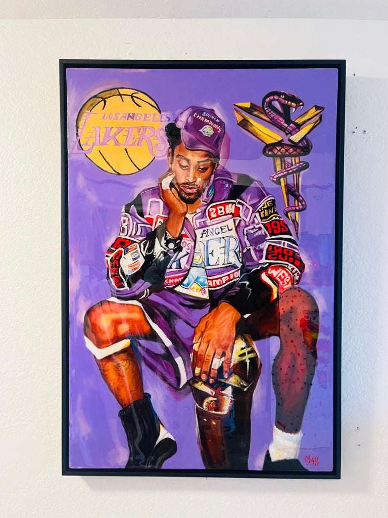Laura Mass - KING KOBE (Contemporary and Framed Original Artwork) For ...