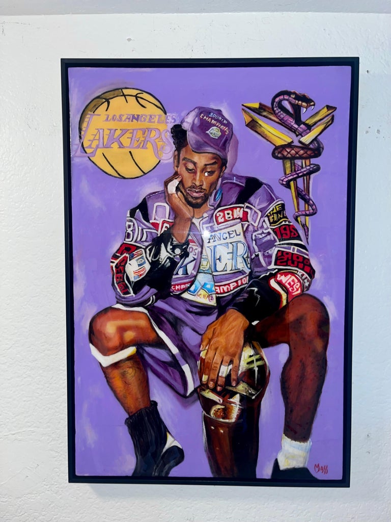 Laura Mass - KING KOBE (Contemporary and Framed Original Artwork) For ...