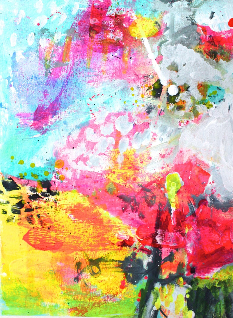 Laura Spring - Birds of paradise 3, Painting, Acrylic on Paper For Sale ...